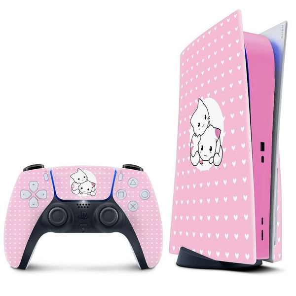 Hello Kitties PS5 Sticker - Supercharged