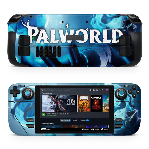 Palworld Blue Steam Deck Sticker - Supercharged