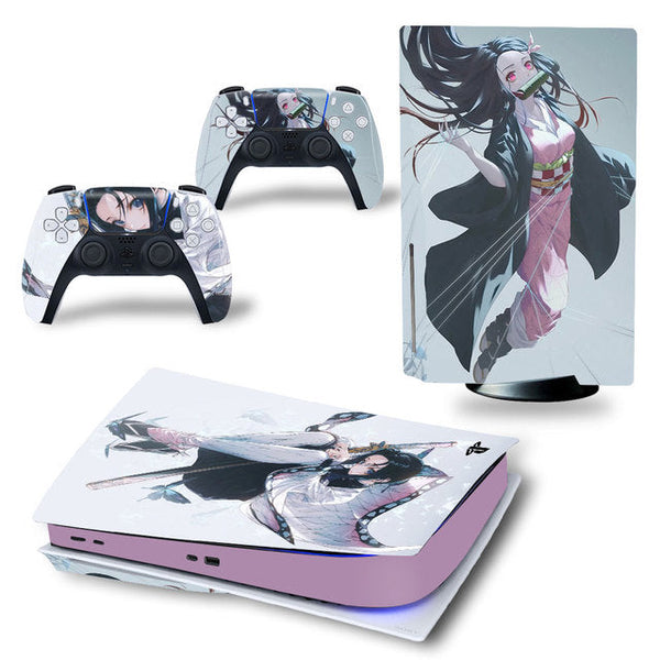 Shinobu and Nezuko Demon Slayer PS5 Sticker - Supercharged