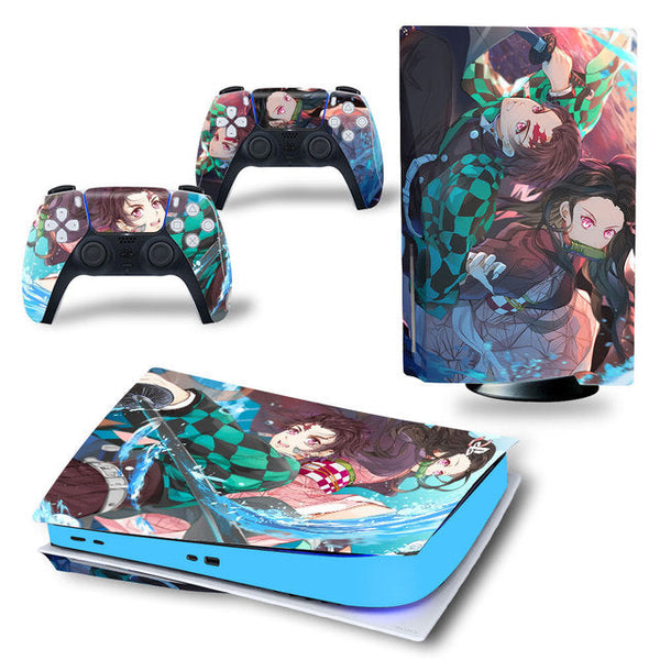Tanjiro Nezuko Demon Slayer PS5 Sticker - Supercharged