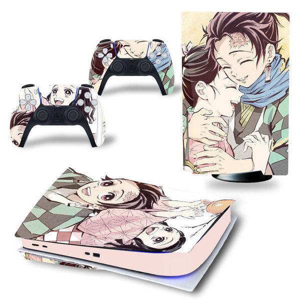 Tanjiro X Nezuko Demon Slayer PS5 Sticker - Supercharged
